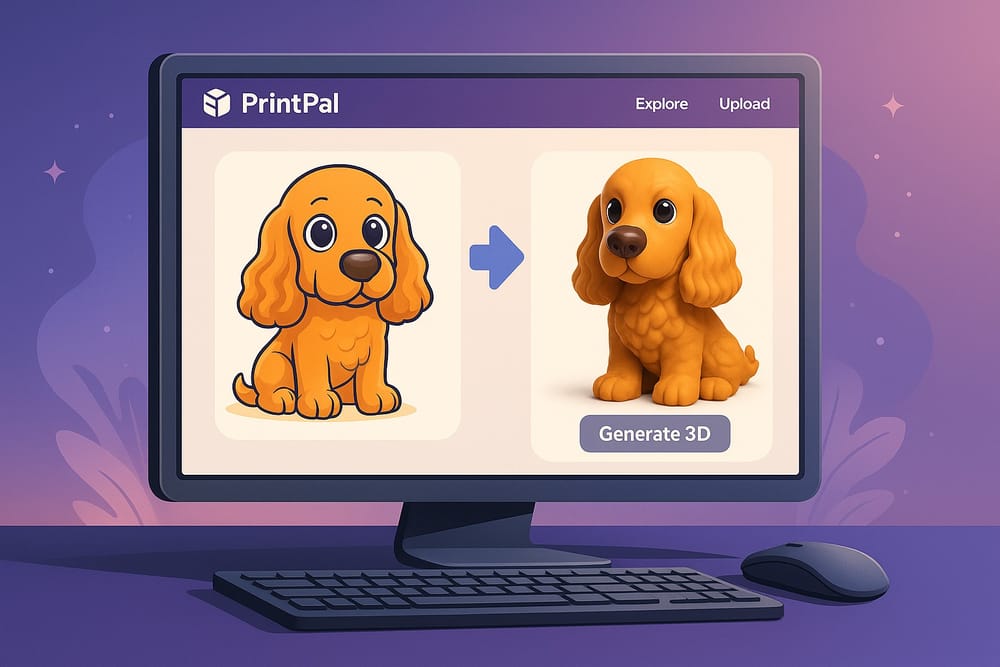🐾 How to Turn Your Pet into a 3D Printed Model (No 3D Skills Required)