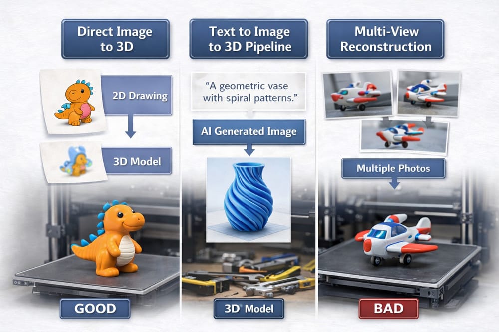 The Complete Guide to Image to 3D Model Generation for 3D Printing