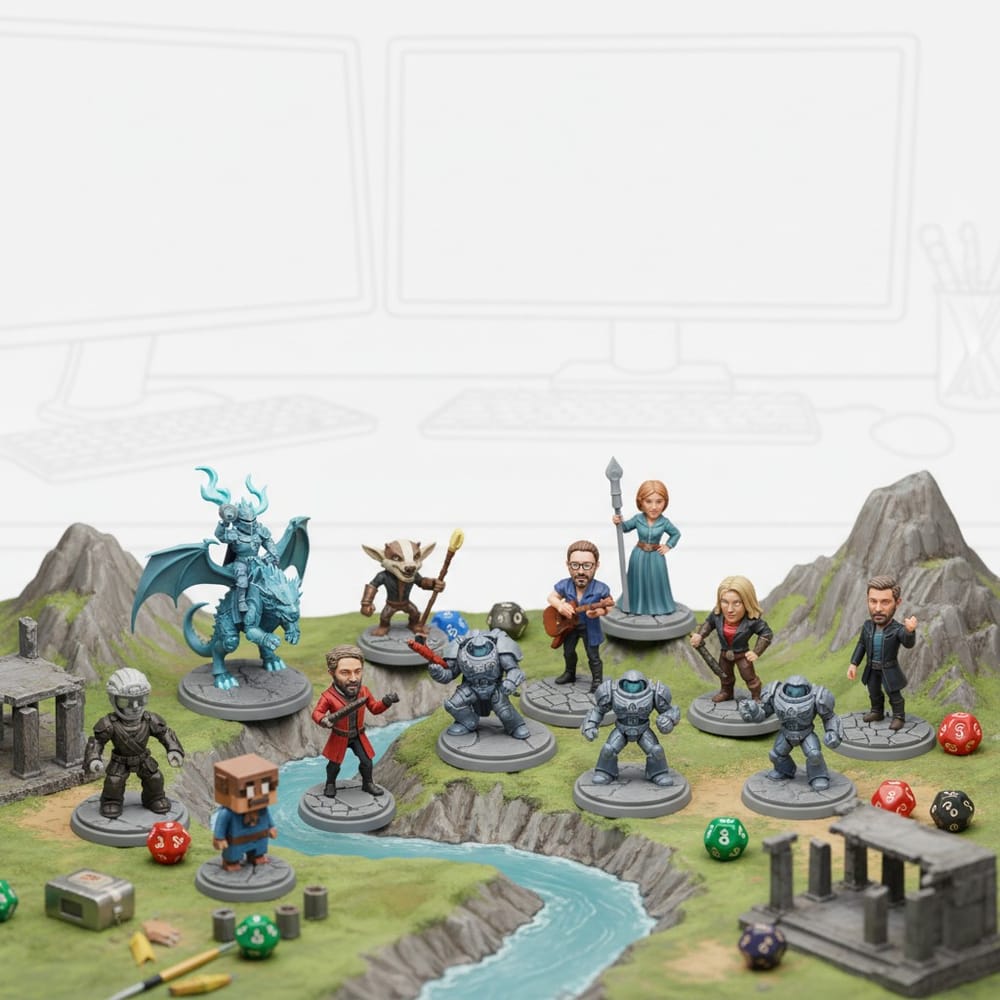 How to Create Custom 3D Miniatures: The Complete Guide to AI-Generated ...