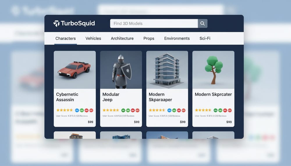 Top 7 Unity Asset Stores for Free 3D Models and Custom Generation