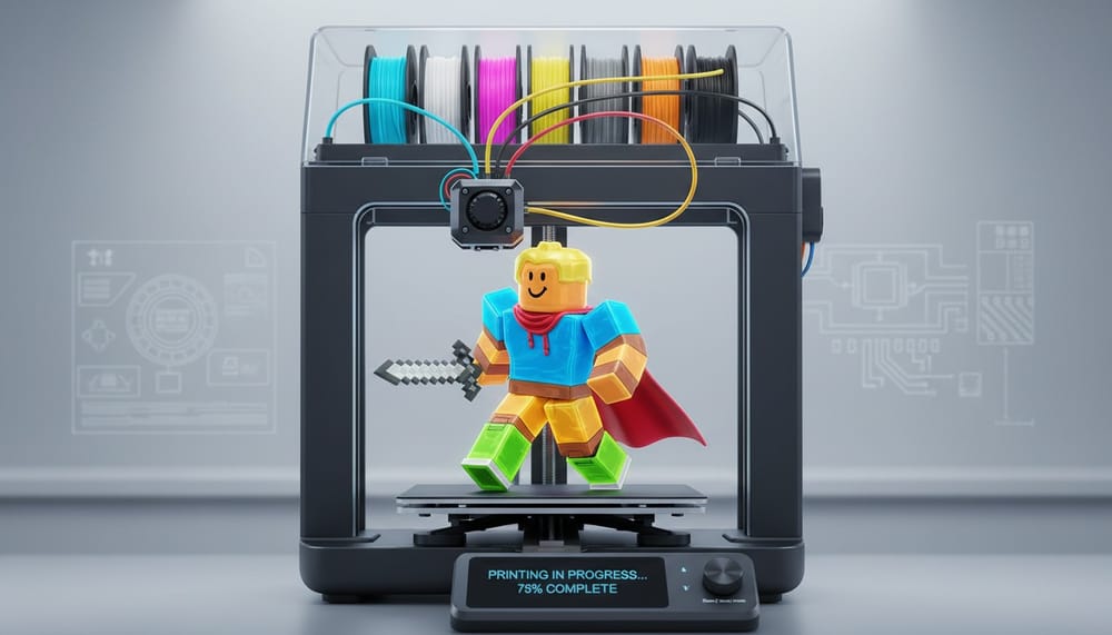 Create Custom Roblox 3D Models and 3D Print Your Avatar