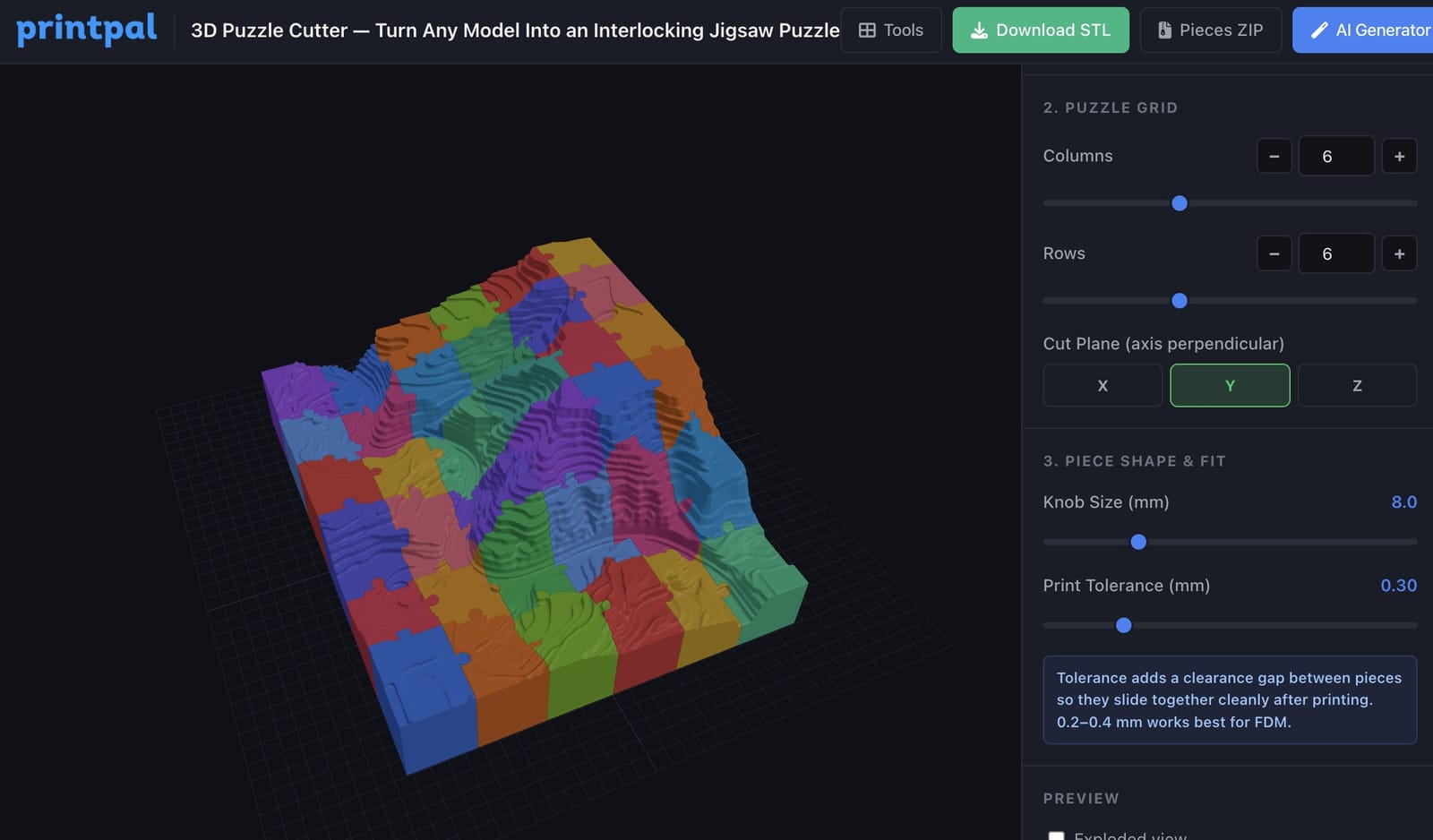 How to Turn Any 3D Model Into a 3D Printed Jigsaw Puzzle