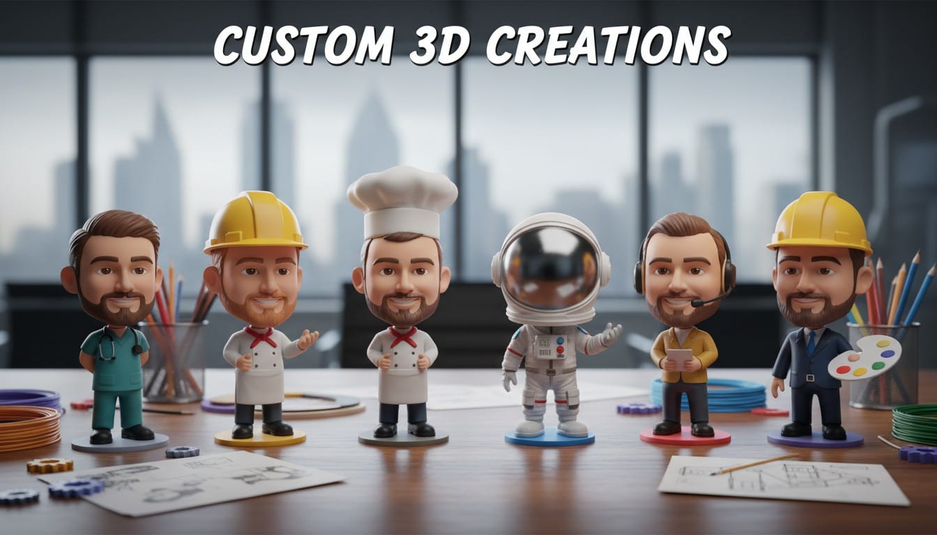How to Make a Bobblehead of Yourself: Design and 3D Print Custom ...