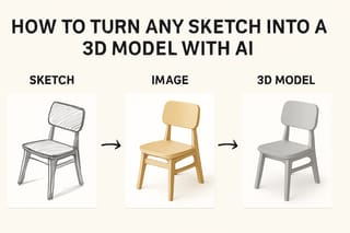 🖊️ How to Turn Any Sketch into a 3D Model with AI (In Minutes)