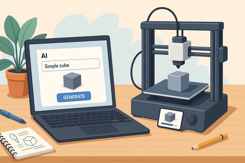A Beginner’s Guide to 3D Design and Printing With AI-Powered Tools